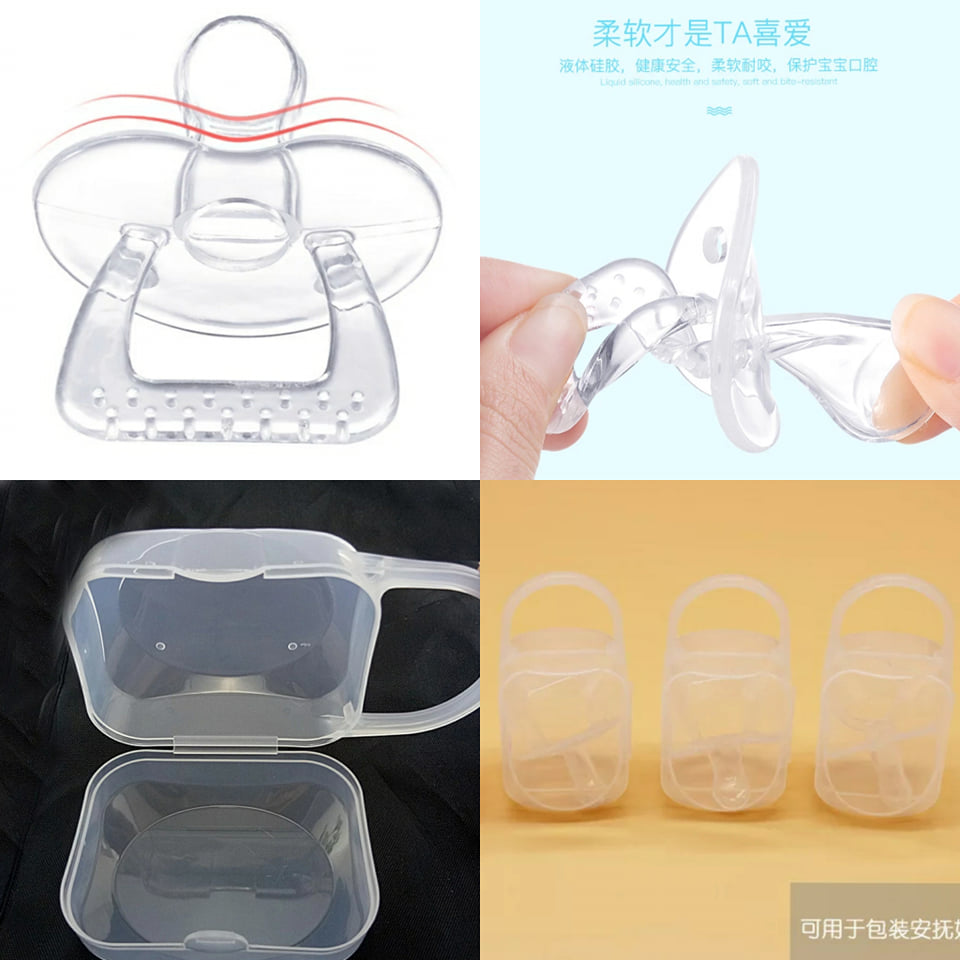 Full Silicone Pacifier with Box - Mom's E-shop BD