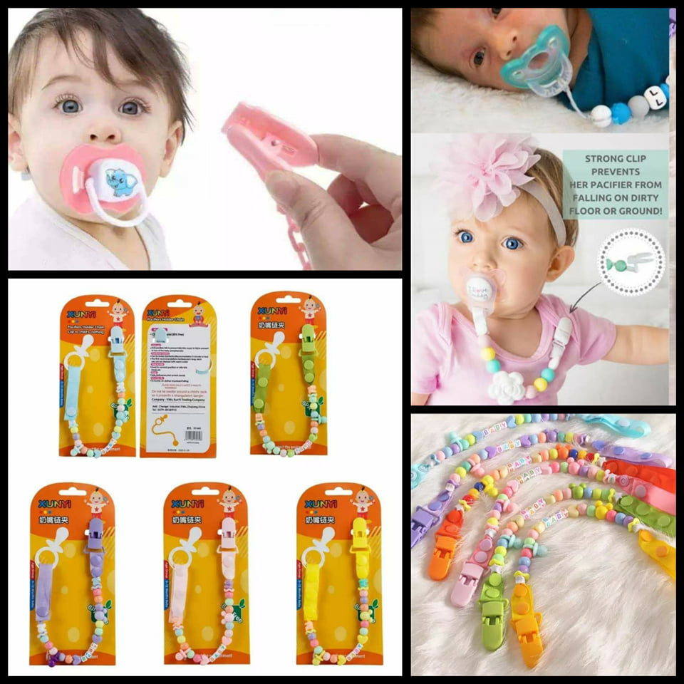 Colorful Beaded Pacifier Chain - Mom's E-shop BD