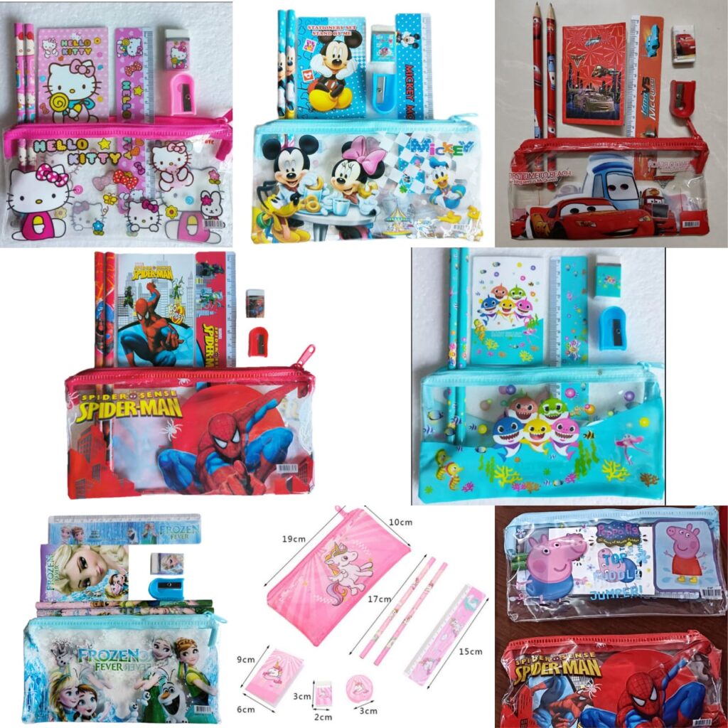 Disney School Pencil Case Set - Mom's E-shop BD